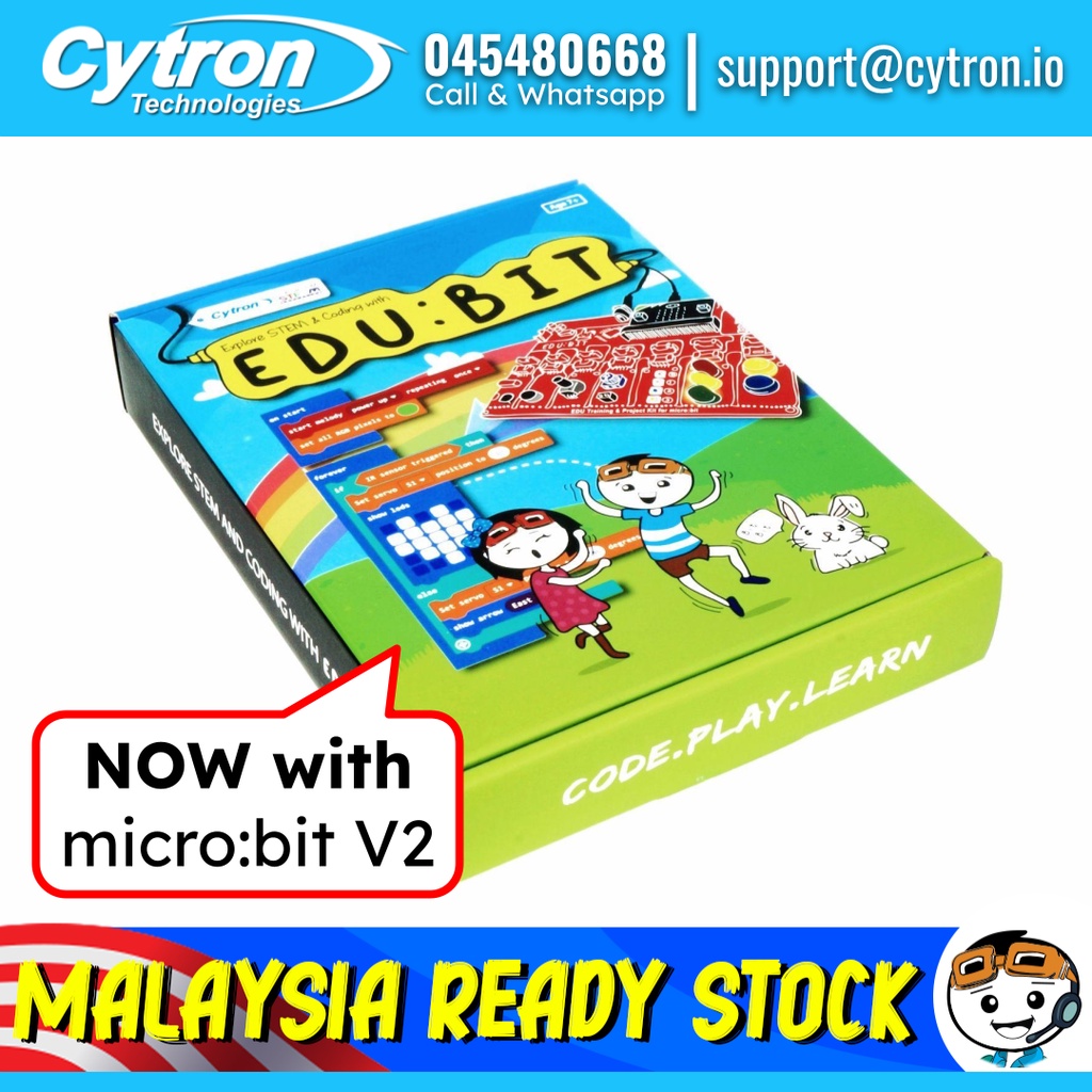 EDU:BIT Training & Project Kit for microbit Complete with 10+1 Hands-on ...