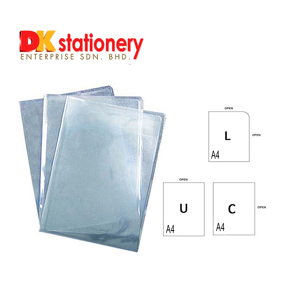 Clear A4 Holder C / L / U Shape File | Shopee Malaysia