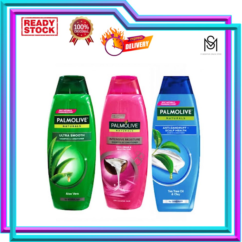 Palmolive Naturals Shampoo & Conditioner 350ml - Tea Tree Oil/Aloe Vera ...
