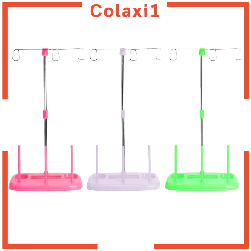 3 Cone Spool Thread Stand Embroidery Thread Holder for Sewing Machine ...