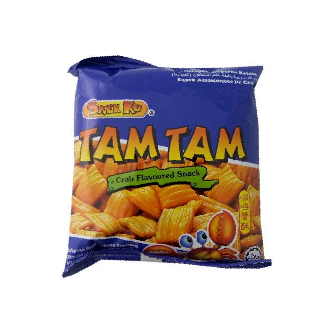 Snek Ku Tam Tam Crab Flavoured Snacks Box (16g x 10pcs) | Shopee Malaysia