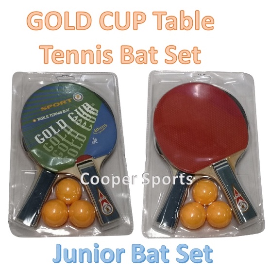 GOLD CUP TABLE TENNIS BAT SET | Shopee Malaysia