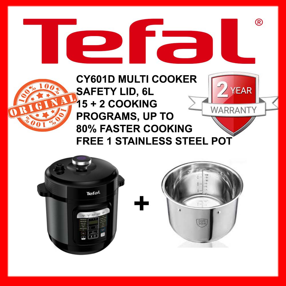 Tefal CY601D Home Chef Smart Electric Pressure Multicooker | lupon.gov.ph