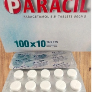 PARACIL TABLET (PARACETAMOL 500MG) ANTI-PYRETIC/PAIN 10'S / 50'S ...
