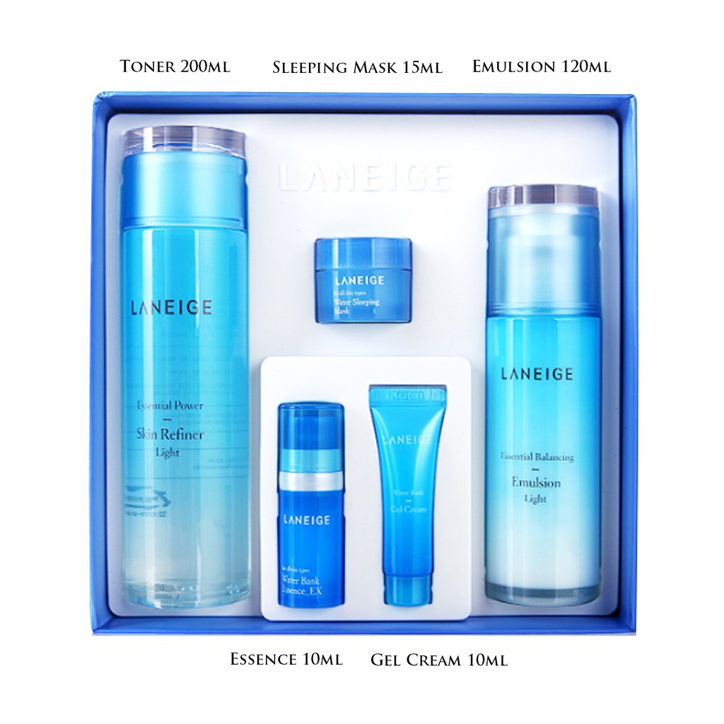 Laneige Basic Duo Set (5 IN 1) Light Set | Shopee Malaysia