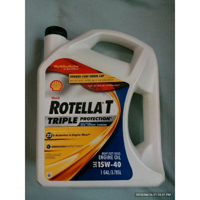 Shell Rotella T - 15w40 Made in USA | Shopee Malaysia