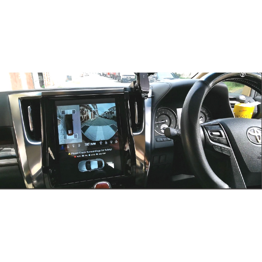 LEON AGH30 Alphard Vellfire Toyota OEM 360 3D Panoramic Bird View 24H ...