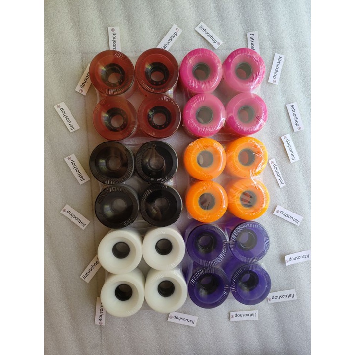 4 PCS 65*42mm PU WHEEL 78A surf skate wheel cruiser surf skate Fish ...