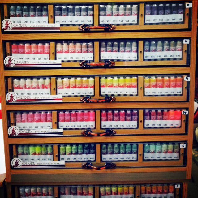Rak Benang + 1320pcs Benang SENORITA Benang Set Benang 250m Benang ...