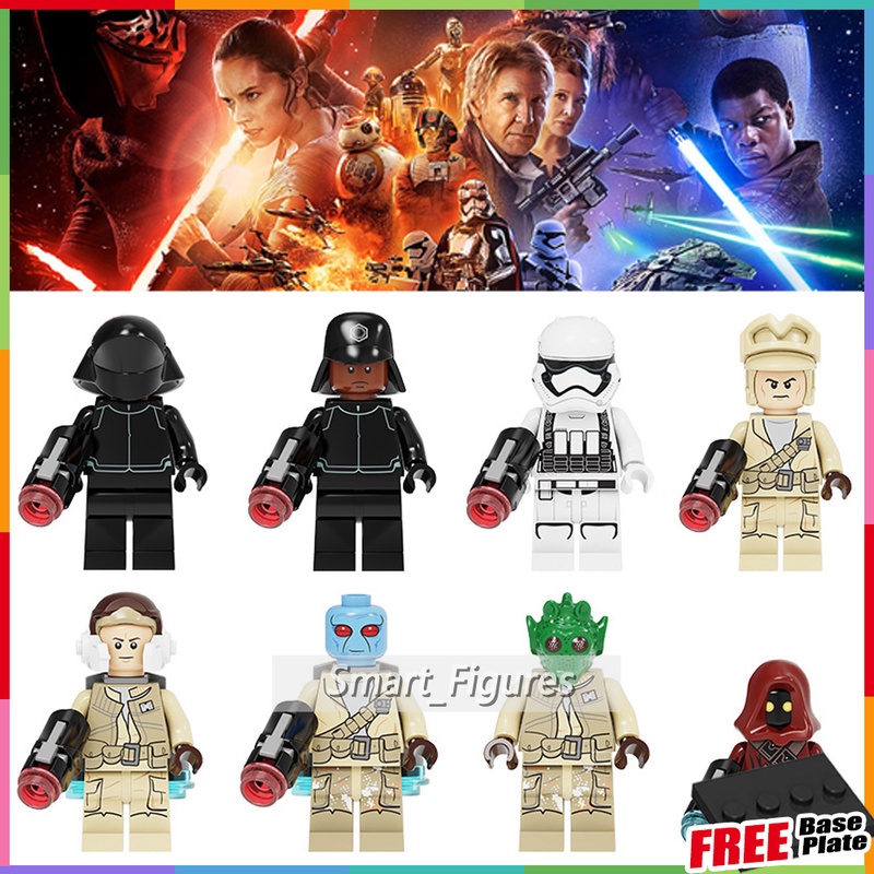 Star Wars Minifigures Imperial Battleship Crew Rebel Cavalry Duros ...