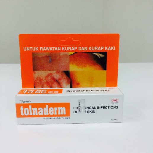 Tolnaderm Cream 15g anti kulat kurap kaki | Shopee Malaysia