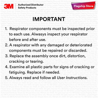 3M 7583 Exhalation Valve - 7500 Series Half Face Respirator/6000 Series ...