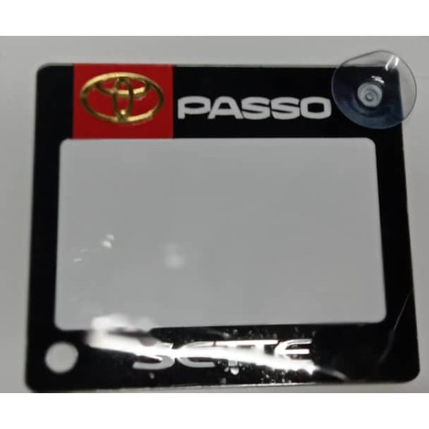 Toyota Passo Emblem Version Road tax Holder | Shopee Malaysia