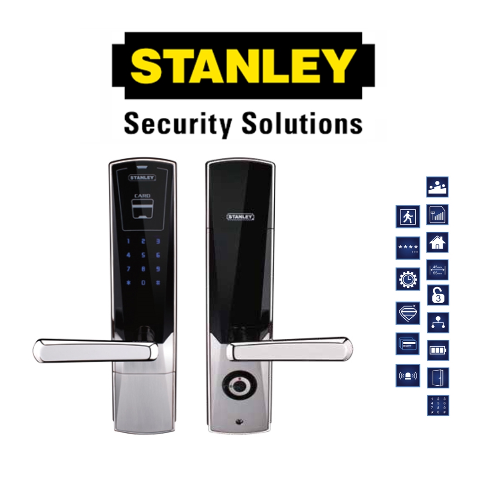 STANLEY SM100 DIGITAL DOOR LOCK M100 PROXIMITY CAR AND COMBINATION ...