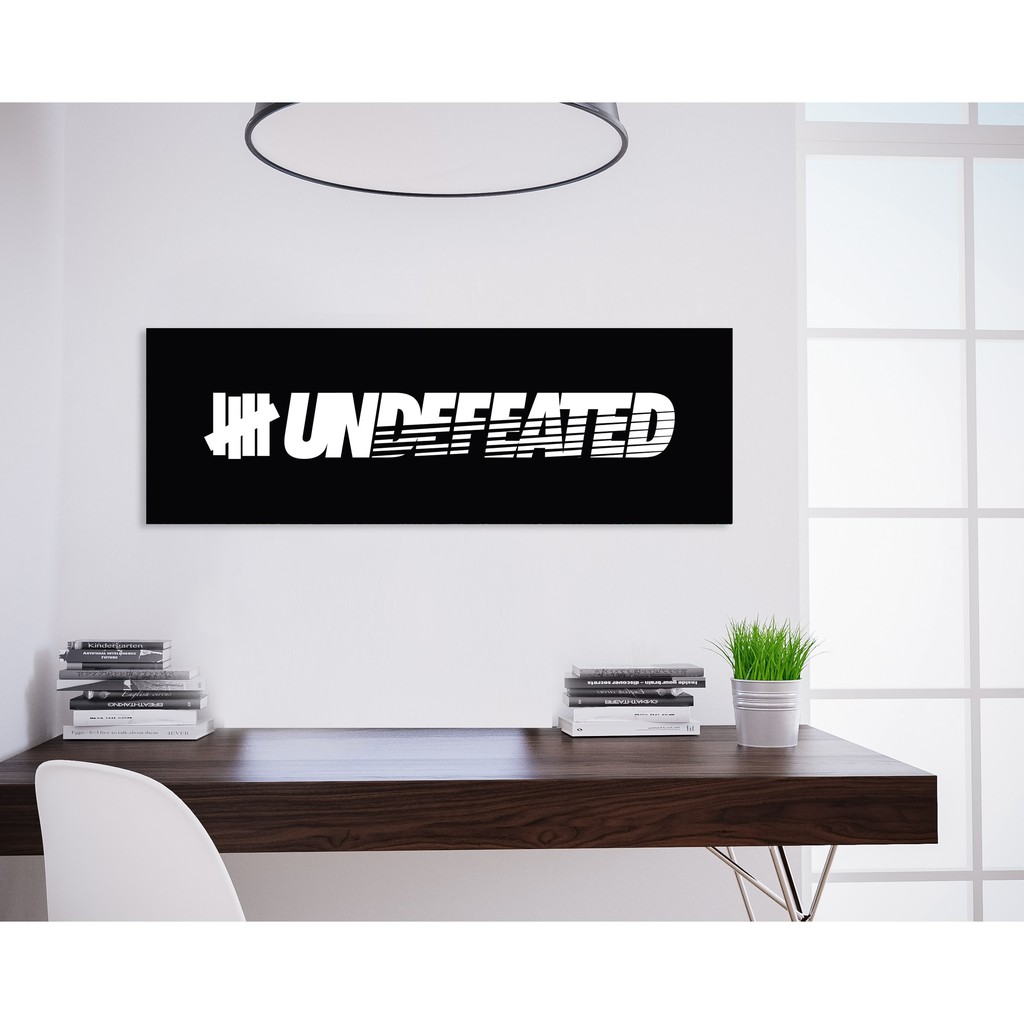 UNDEFEATED ART WOODEN POSTER FRAME | Shopee Malaysia