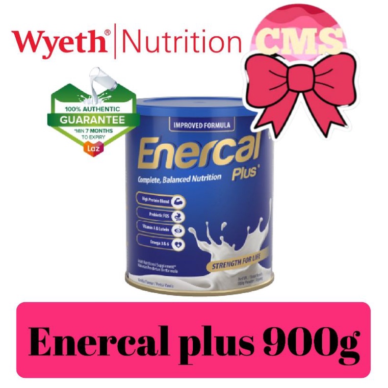 WYETH ENERCAL PLUS VANILLA 900g | Shopee Malaysia