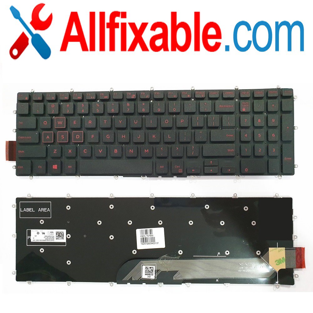 Dell Inspiron 15-5565 15-5567 15-7556 Notebook Replacement Keyboard ...