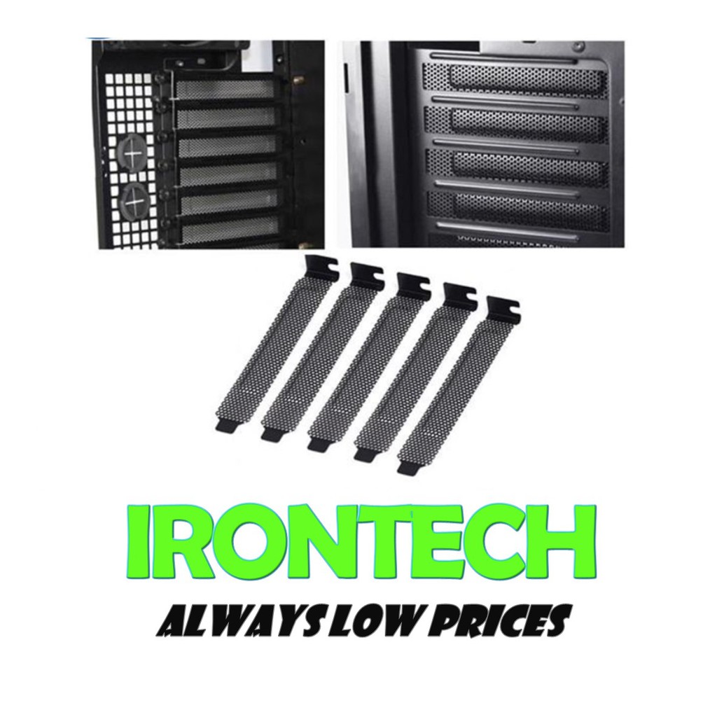 1PCS ATX Standard Case Vented PCI Slot Cover Bracket Shield Plate PC ...