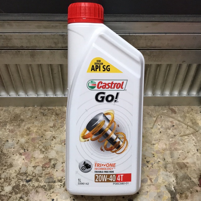 Castrol Go 4t API SG 20w-40 100% original | Shopee Malaysia