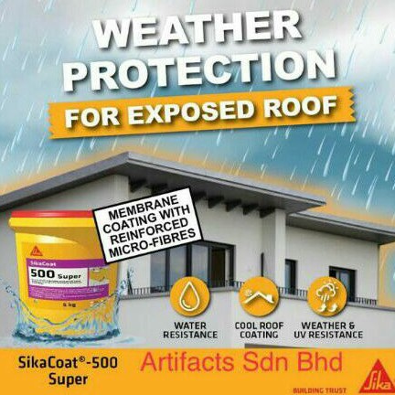 SikaCoat - 500 Super (20kg) waterproof liquid membrane coating | Shopee ...