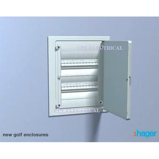 HAGER VF212PM Golf Enclosures 2 ROW 24 modules Flush Mounted | Shopee ...