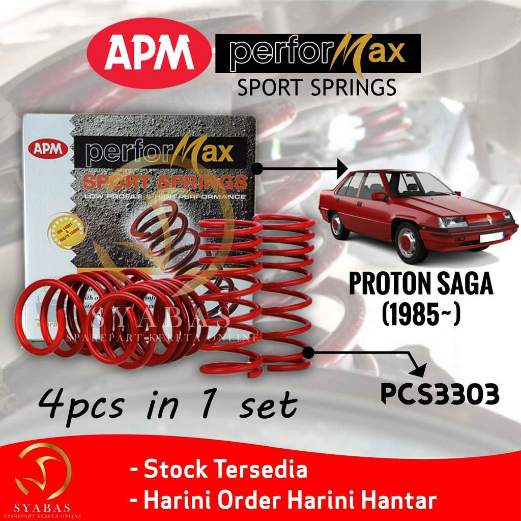 ORIGINAL APM PERFORMAX SPORT SPRING PROTON SAGA ISWARA (1985~) 4 PCS ...