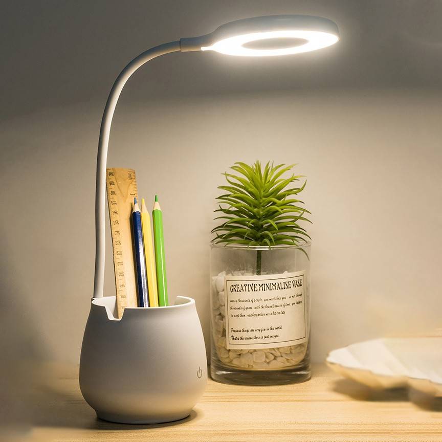 Multifunctional Pen Holder Lamp Desk Lamp Student Study Table Lamp ...
