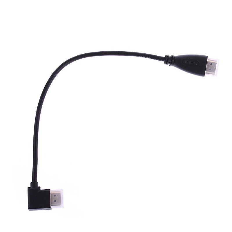 HDMI Cable 30cm Cord 90 Degree Left Angled Bend Right Angle Bend Up ...