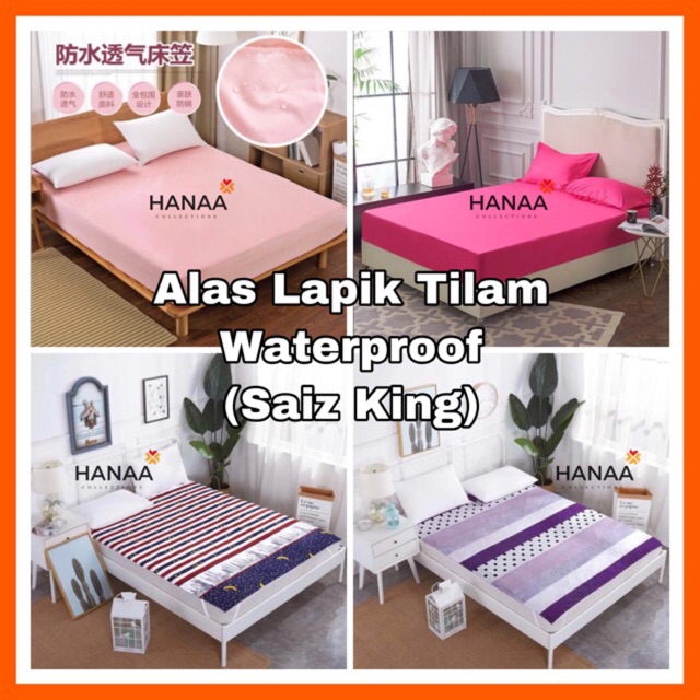 Alas Lapik Tilam Kencing Malam Kalis Air (Waterproof) | Waterproof ...
