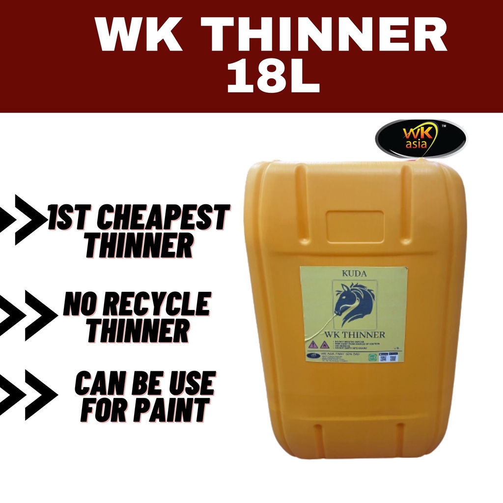 WK THINNER KUDA 18L PVC READY STOCK | Shopee Malaysia