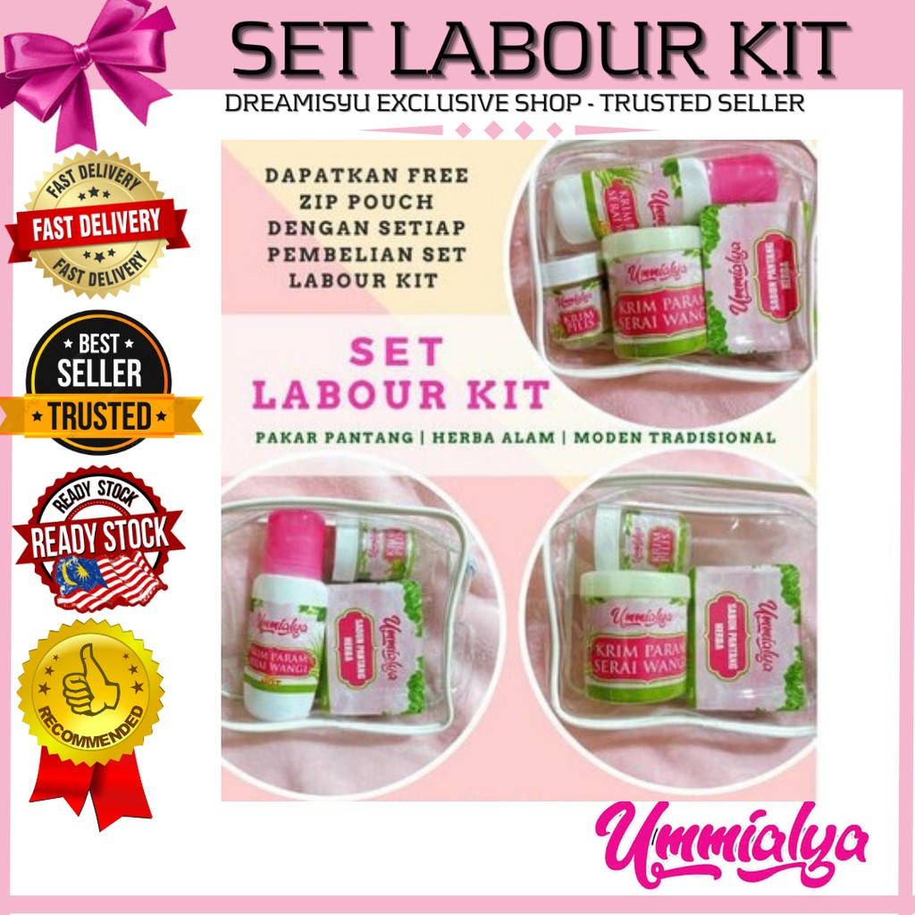 SET LABOUR KIT UMMIALYA (FREE GIFT**) | Shopee Malaysia