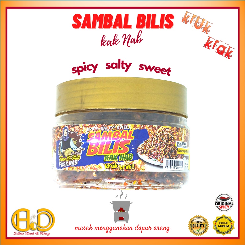 Sambal Bilis viral ranggup Kruk Krak Kak Nab, Masak Guna Dapur Arang ...