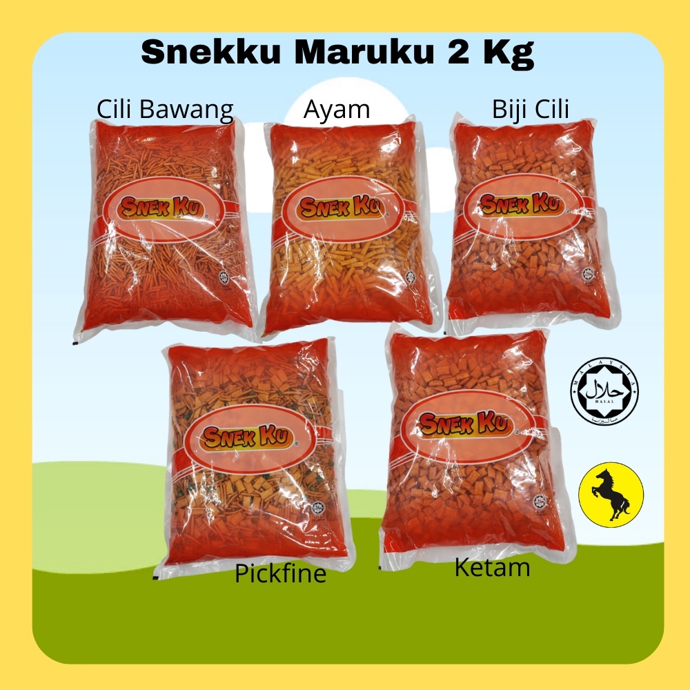 Snekku Maruku / Ketam / Biji Cili / Cili Bawang / Pickfine / Ayam / 2kg ...