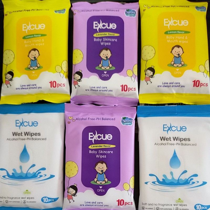 Fast to Ship Murah Wet tissue Excue Baby Wipes Baby Hand And Mouth ...