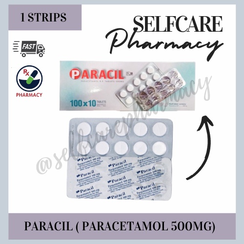(10'S) PARACIL SM PARACETAMOL 500MG 1 STRIPS | Shopee Malaysia