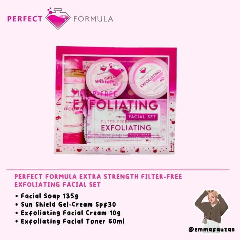 Perfect Formula Extra Strength ( Filter-Free Exfoliating Facial Set ...