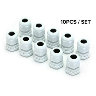 10PCS / SET PG11 NYLON CABLE GLAND / PG THREAD CABLE GLAND ADJUSTABLE ...