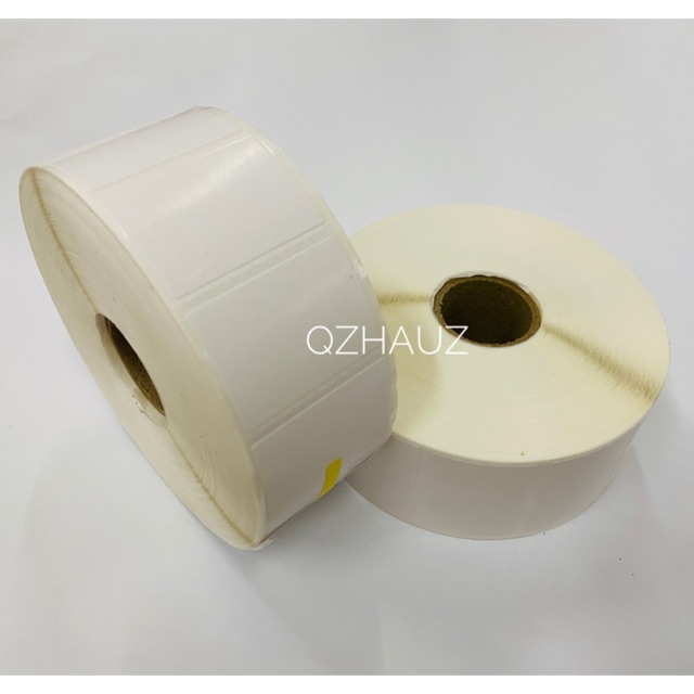 Blank Barcode Label Barcode Sticker 35mm x 25mm | Shopee Malaysia