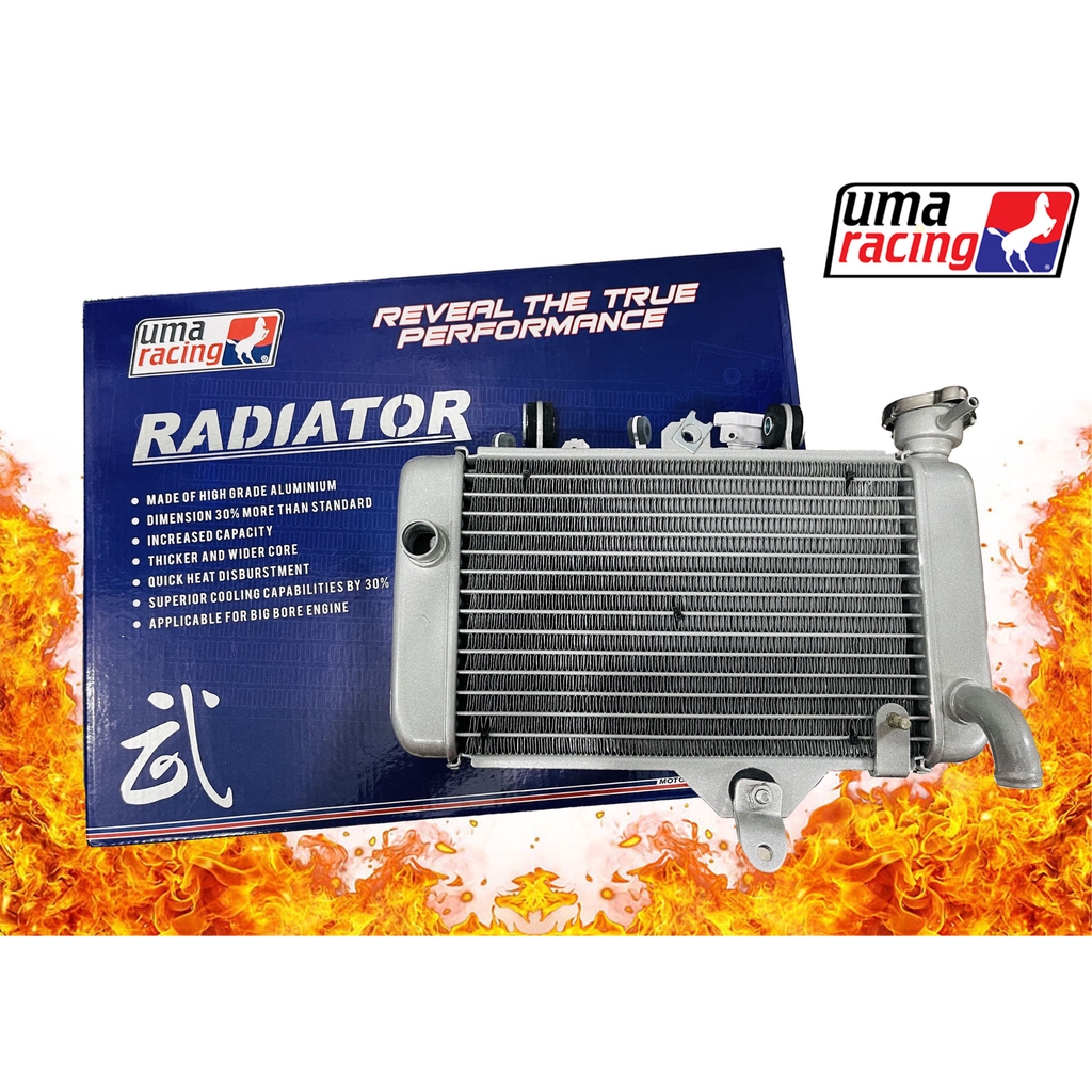 Uma racing radiator racing yamaha y15zr honda rs150 (EXTRA BIGER 30% ...