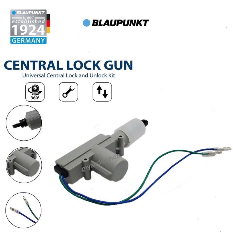 Blaupunkt Universal Central Door Lock and Unlock Kit CLG 2.0 2-Wire ...