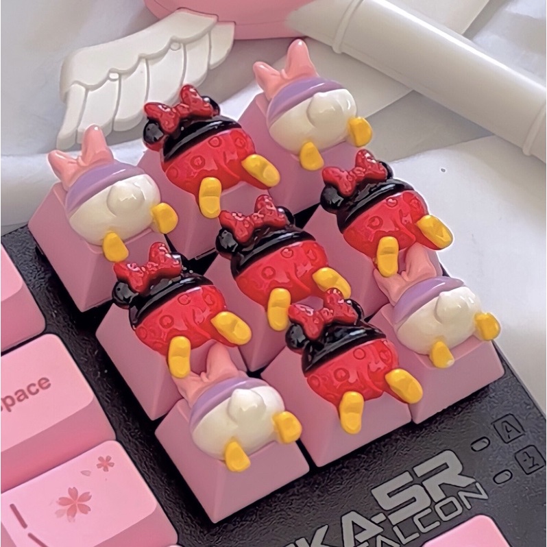 READYSTOCK Cute Disney keycaps PBT | Shopee Malaysia