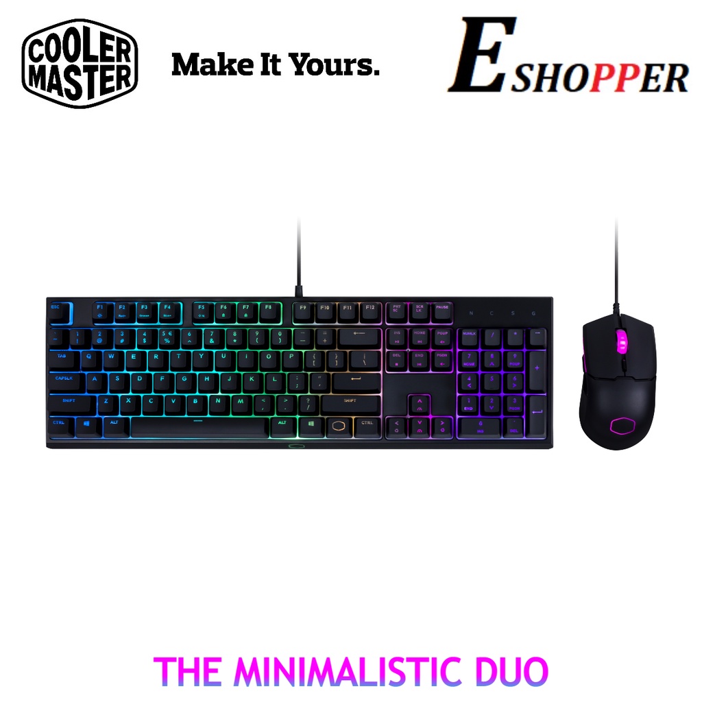COOLER MASTER MS110 GAMING MECHANICAL KEYBOARD $ MOUSE MS110 With ...