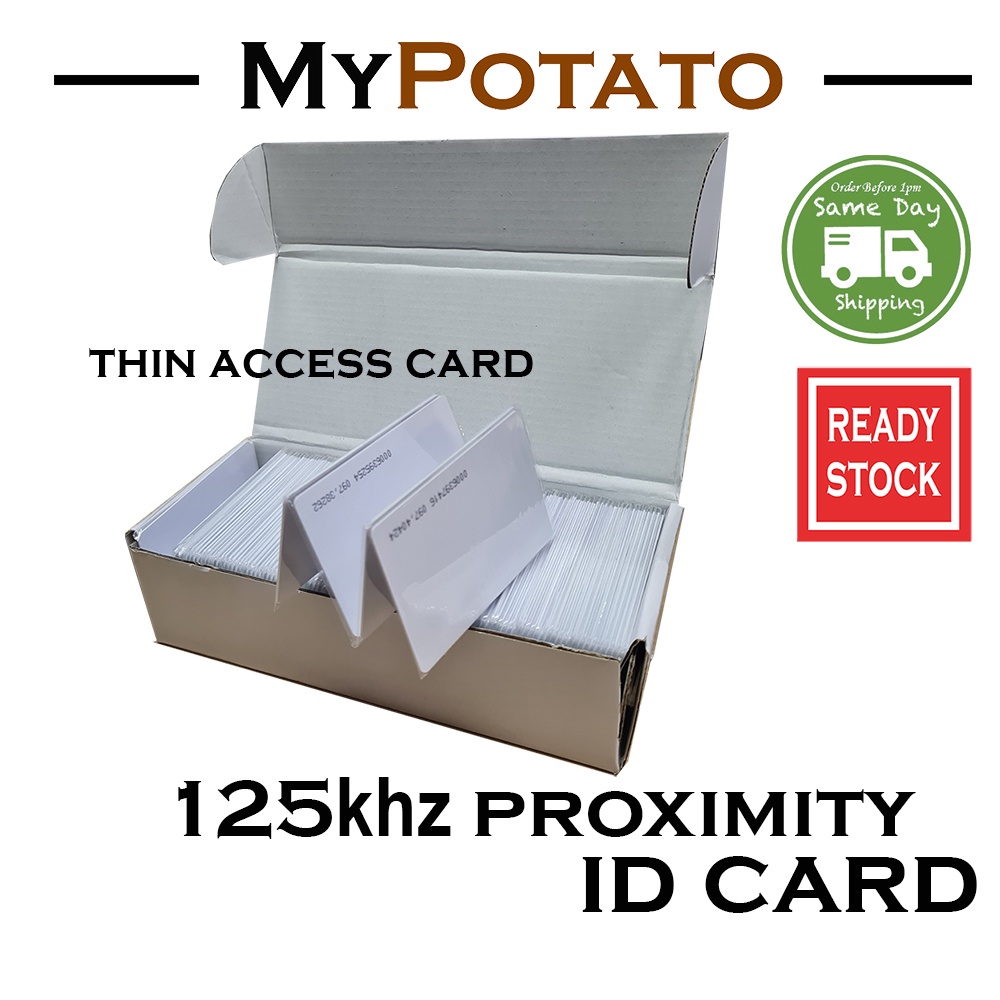 RFID Proximity ID Card , 125Khz RFID Proximity ID Card (Thin access ...