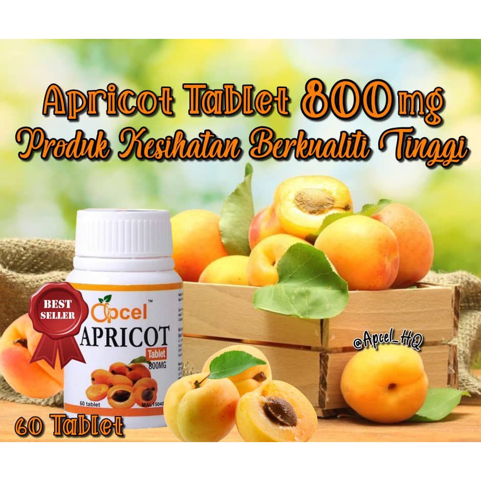 Apcel Aprikot Tablet 800mg (60pcs) | Shopee Malaysia
