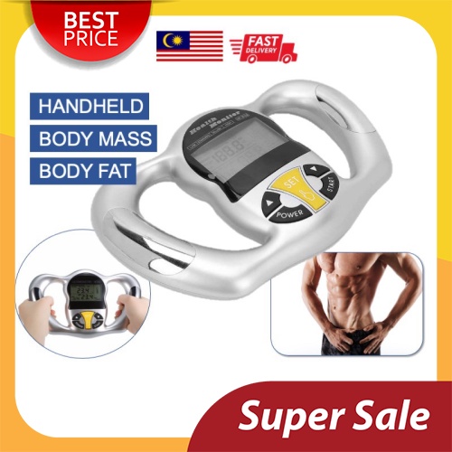 BEST SELLER [ MALAYSIA READY STOCK ] Easy Handheld BMI Body Fat monitor ...