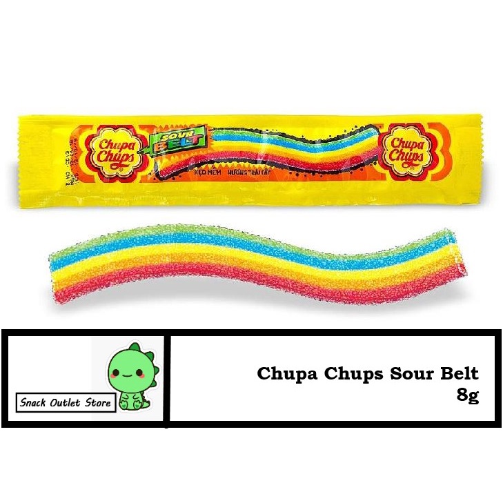 [Ready Stock] Chupa Chups Sour Belt 8g | Shopee Malaysia