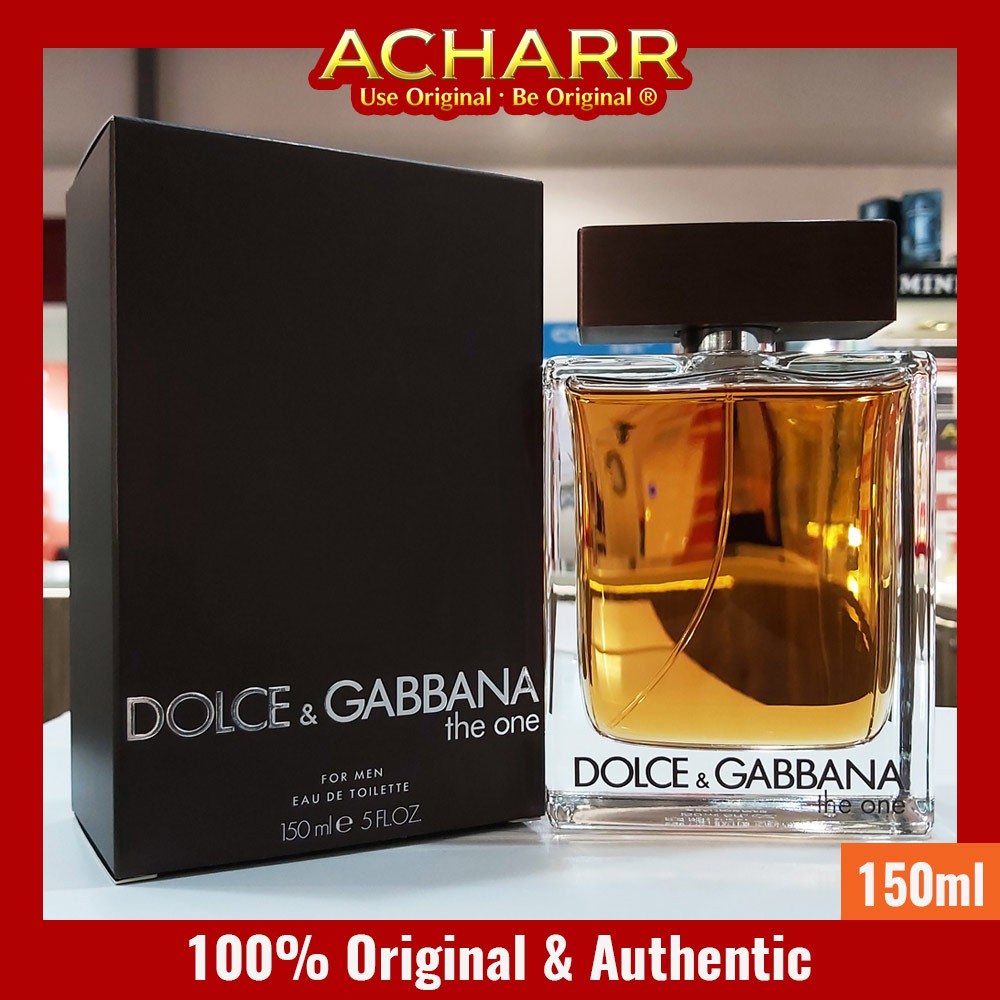 [100% Original] Dolce & Gabbana D&G The One For Men EDT Perfume (50ml ...