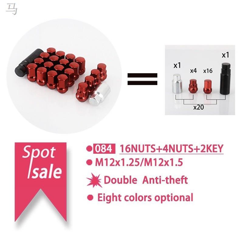 ☎IRAYS Rim Wheel lock nut tayar tyre tire lug steel besi safety 16+4+2 ...