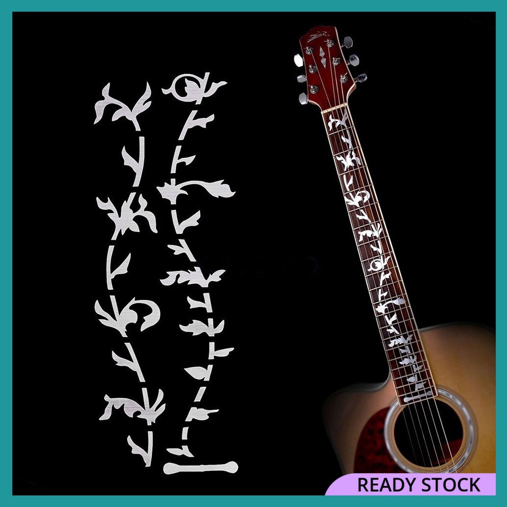 Stiker Gitar Electric Guitar Stickers Inlay Decal Ultra Thin Fretboard ...