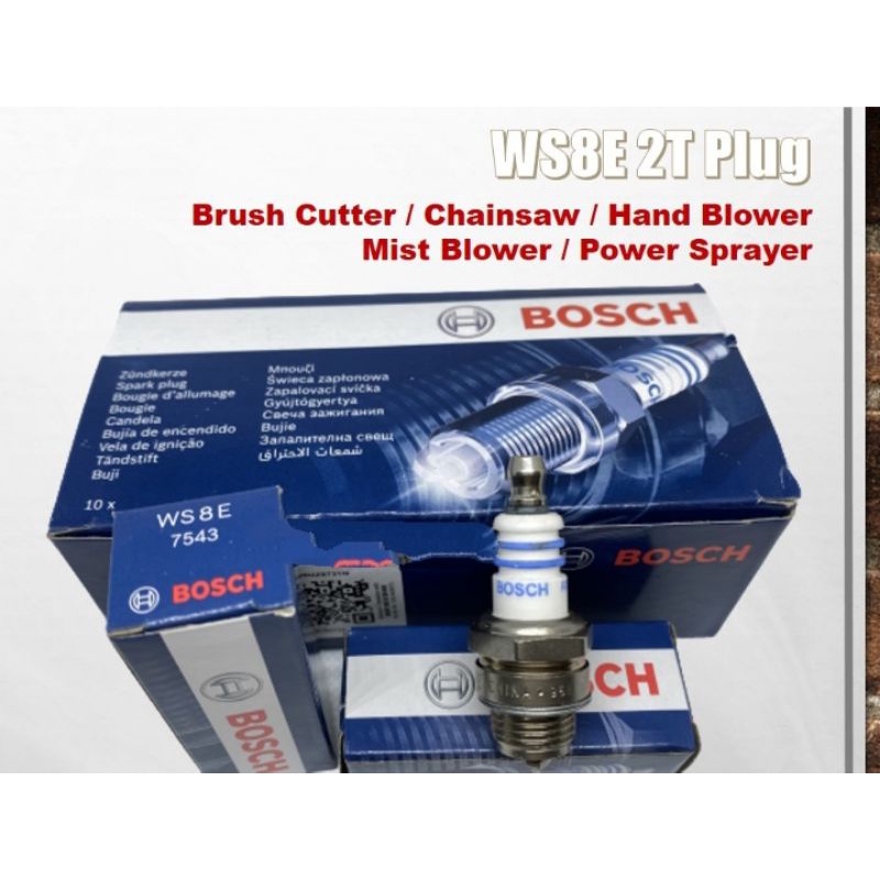 Bosch WS8E Spark Plug 100% Original Mesin Rumput Chainsaw | Shopee Malaysia